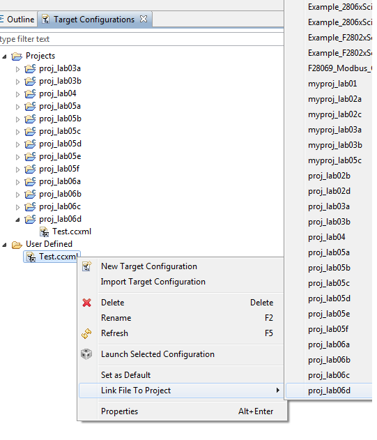 TMS320F28069M example project build issue - C2000 microcontrollers forum - C2000™︎ ...