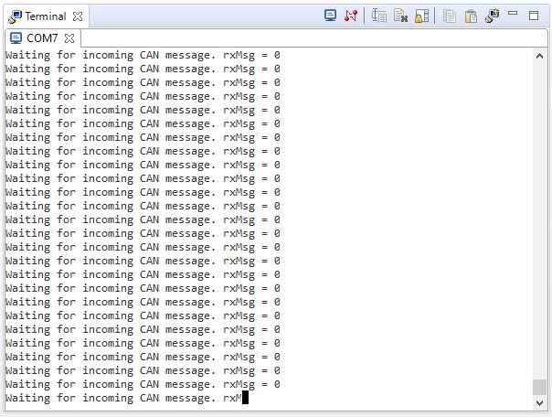 CCS MSP EXP432E401Y Using CAN In Network Terminal MSP Low Power