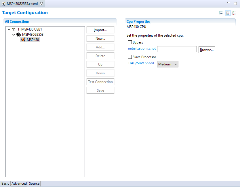 Ccs Msp Fet Msp Error Connecting To The Target Unknown Device