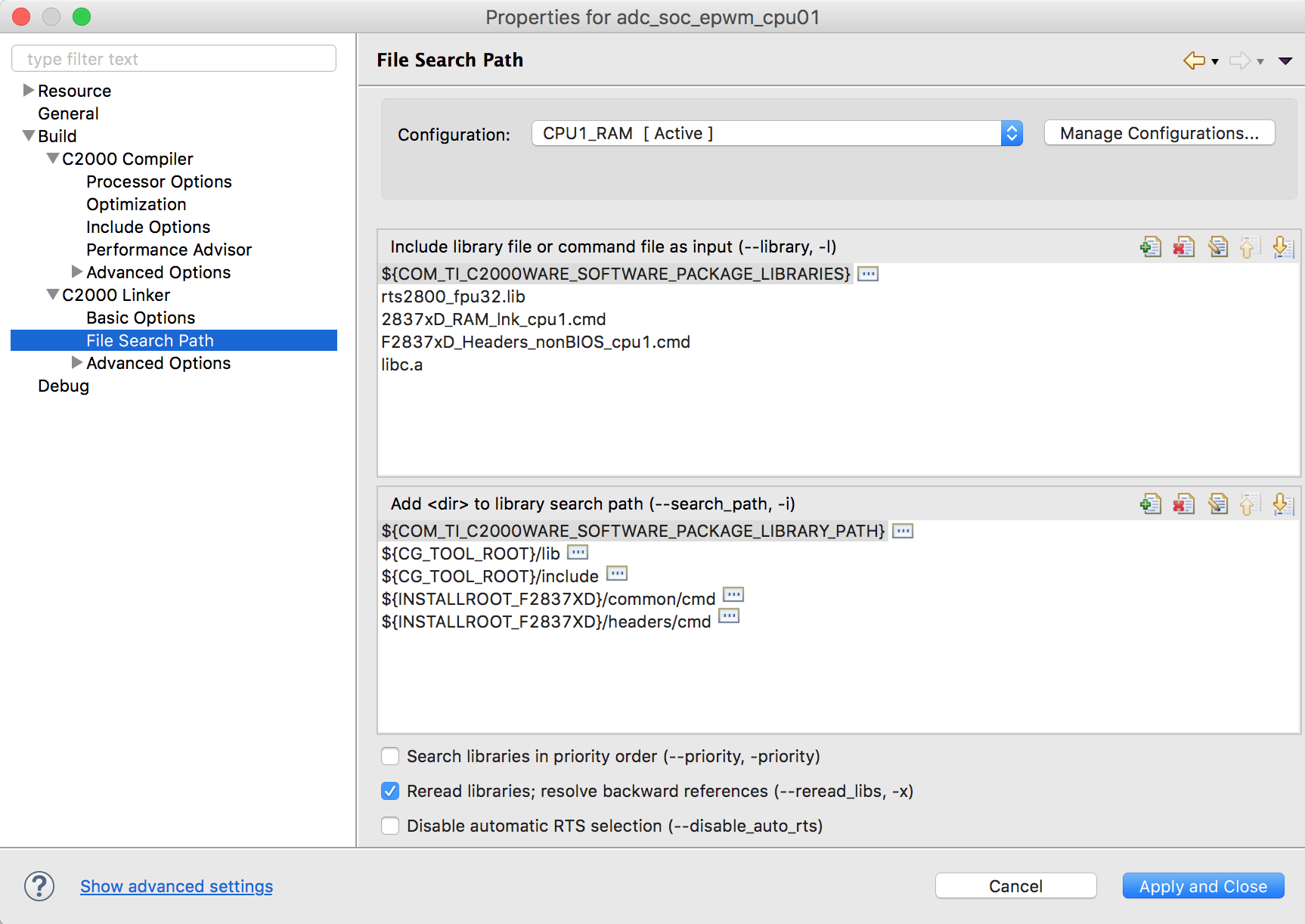 CCS LAUNCHXL F28379D Programs With The C2000Ware Examples For F28379D