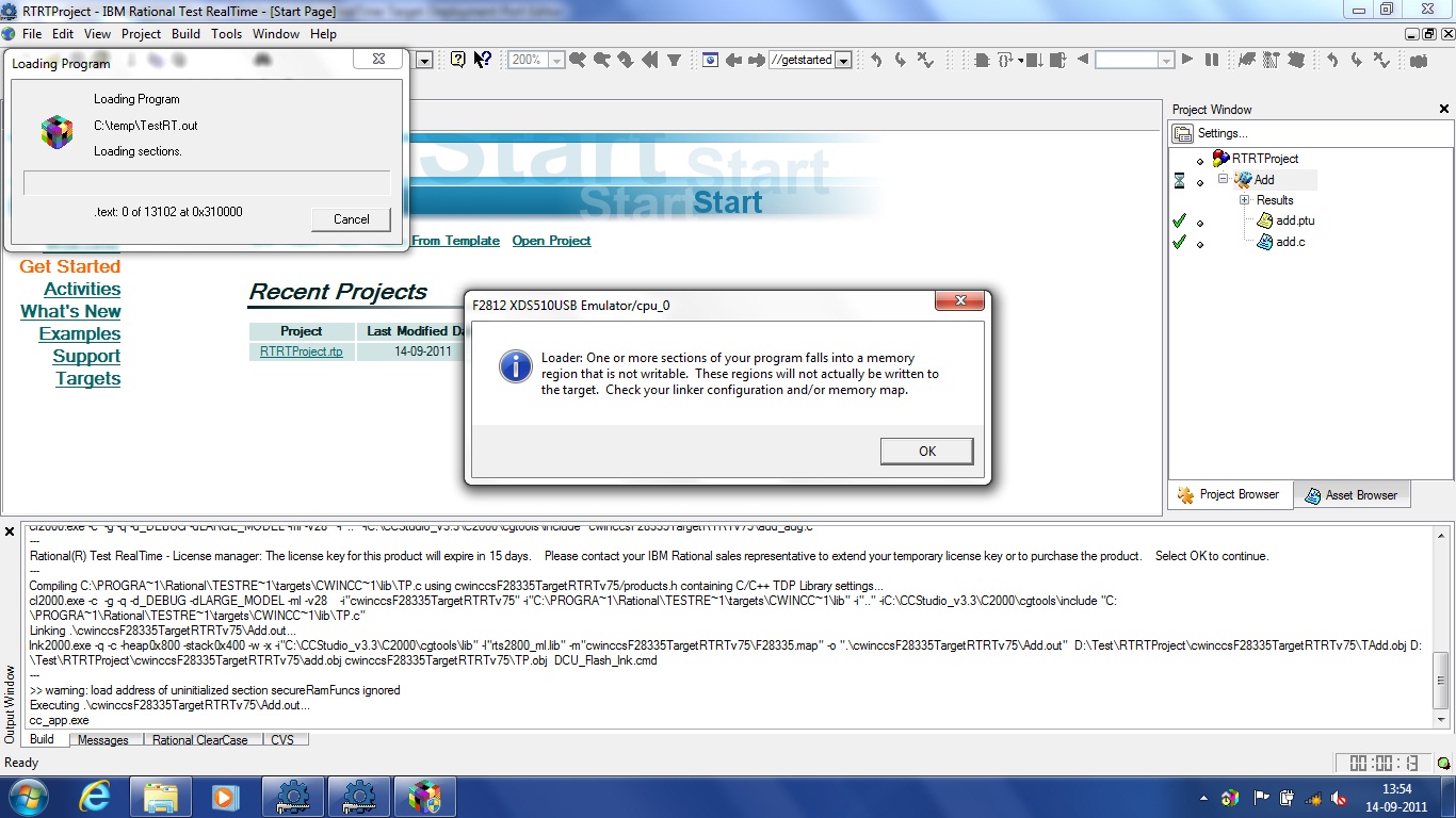 Interface CCS 3.3 with RTRT - C2000 microcontrollers forum - C2000™︎ ...