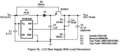 TPS61040 load disconnect - Power management forum - Power management ...