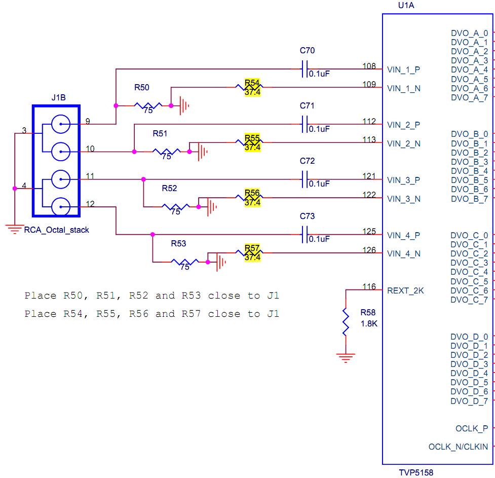 TVP5158 how to handle unused pins - Data converters forum - Data ...