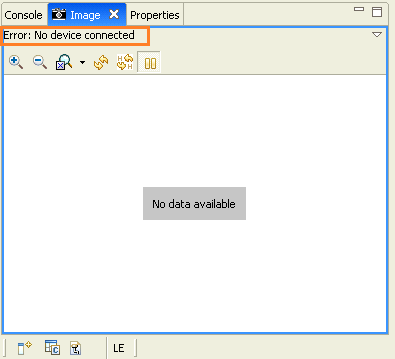 "No data available" in Image Analyzer - Code Composer Studio forum ...