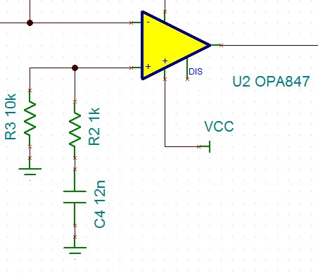 OPA847 transimpedance application - Amplifiers forum - Amplifiers - TI E2E support forums