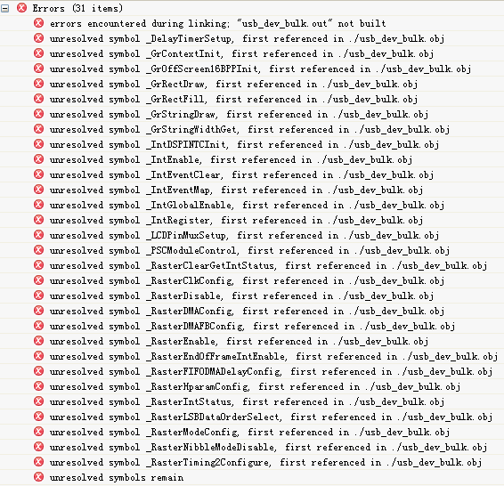Errors When Copy Projects Of Starterware Processors Forum Processors Ti E2e Support Forums