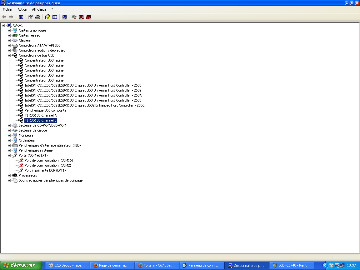 Connexion problem with XDS100V2 - Processors forum - Processors - TI E2E support forums