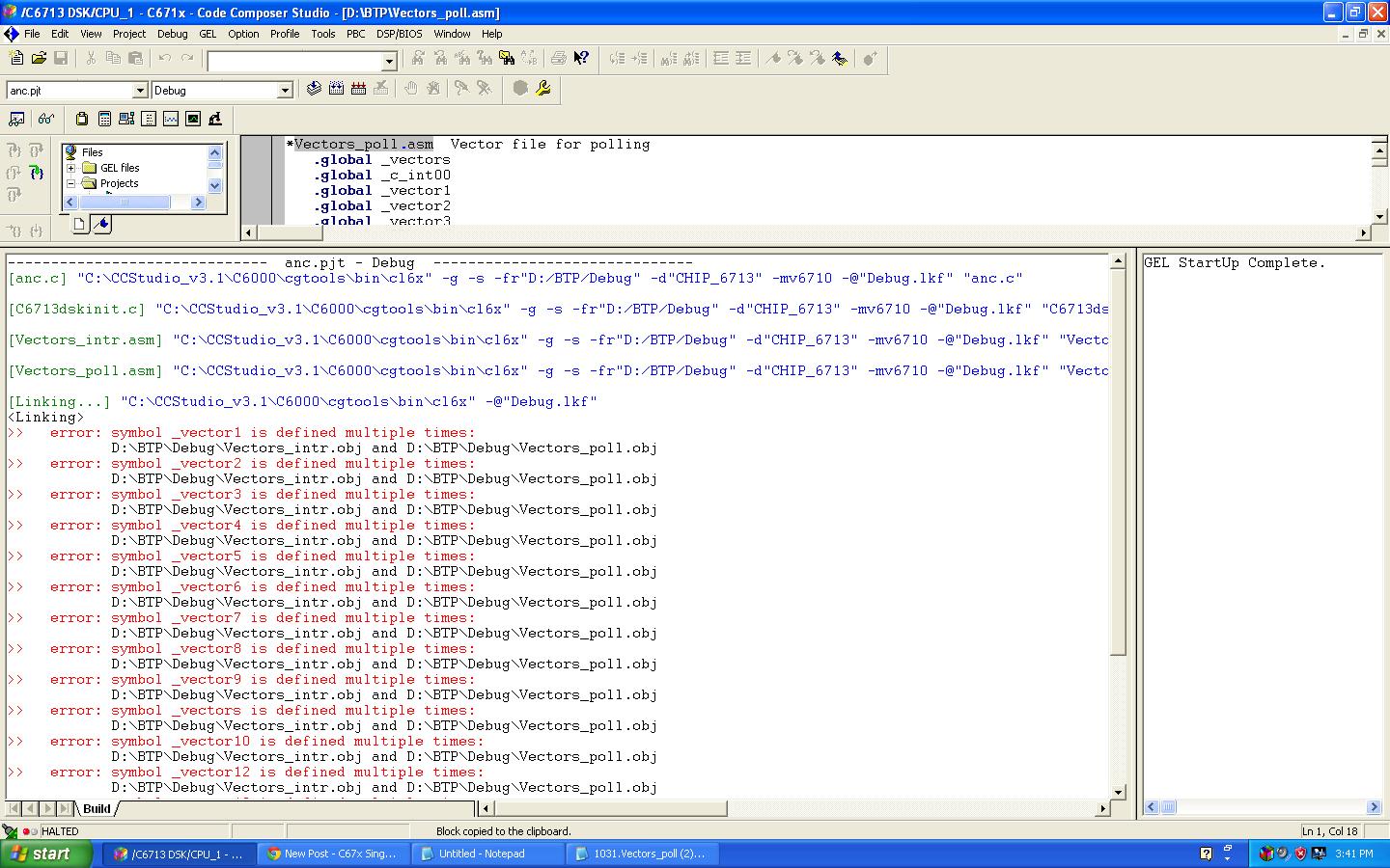 What is difference between Vectors_intr.asm and Vectors_poll.asm ? - Processors forum ...