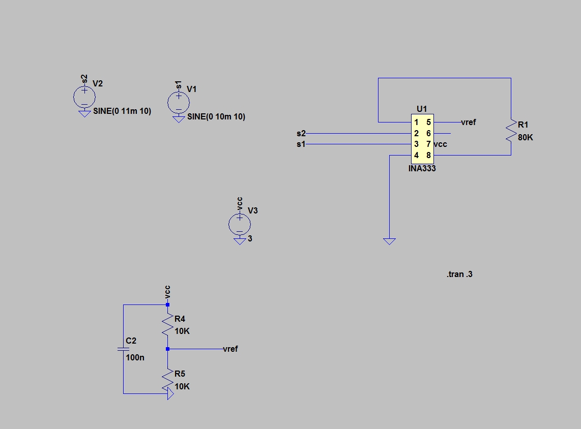 INA333 Single supply - Amplifiers forum - Amplifiers - TI E2E support forums