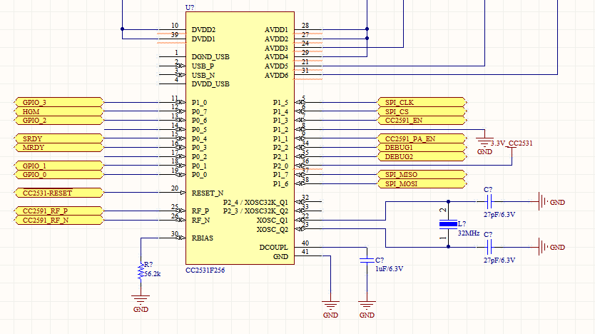 Z-Stack 2.5.1 modifications for using CC2591 with CC2531 and SPI ...