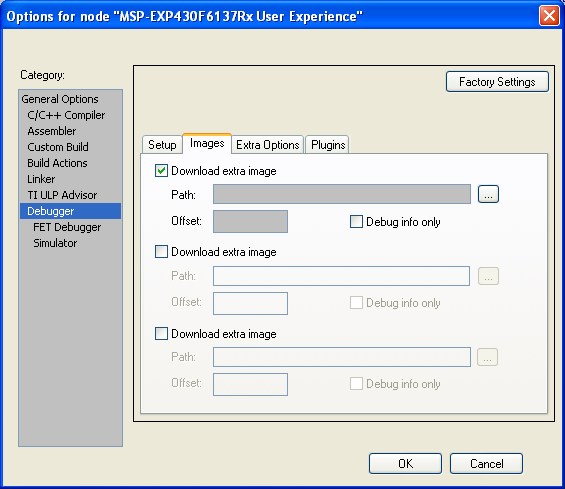 How to create combined output file - MSP low-power microcontroller forum - MSP low-power ...