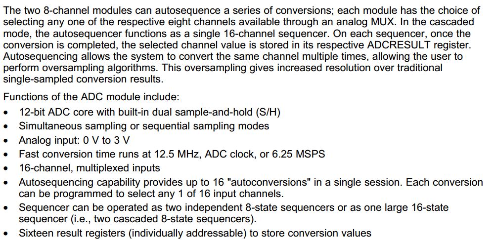 ADC of F28335 and F28069 - C2000 microcontrollers forum - C2000™︎ microcontrollers - TI E2E ...