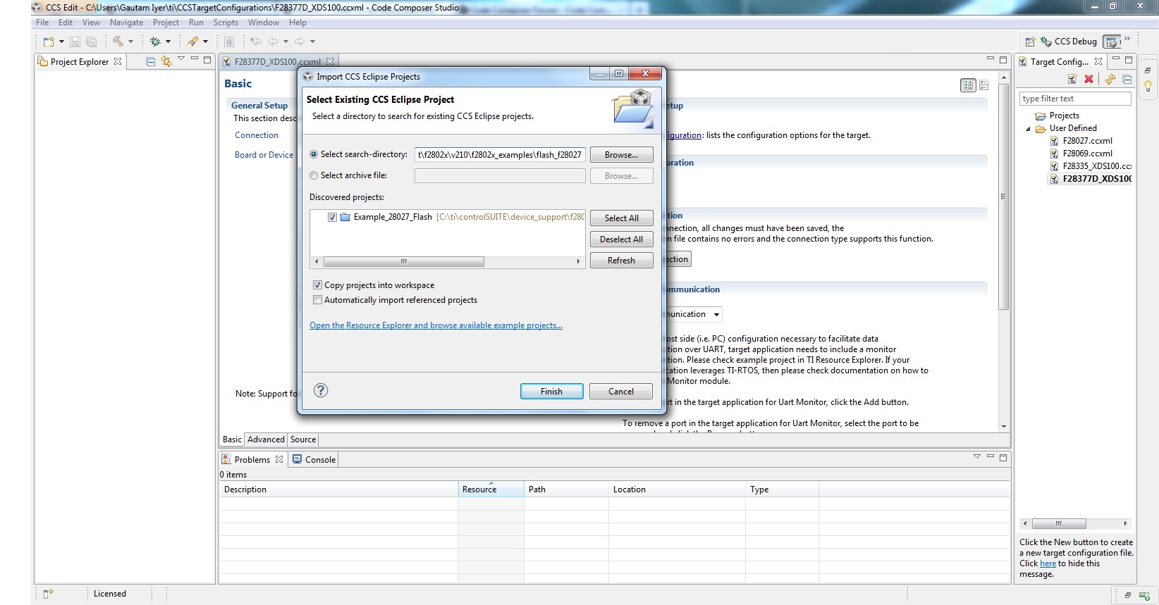 Example_28027_Flash project - C2000 microcontrollers forum - C2000™︎ microcontrollers - TI E2E ...