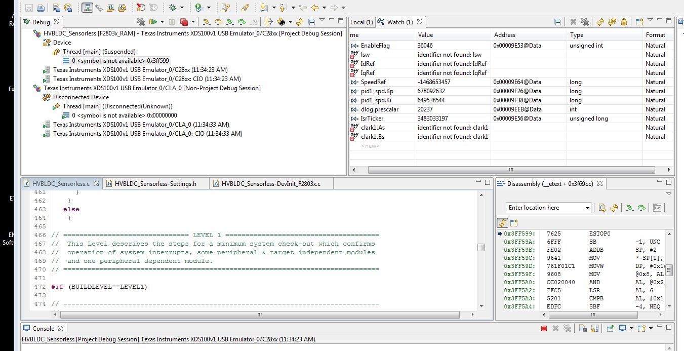 HV Motor control + PFC development kit problems - C2000 ...