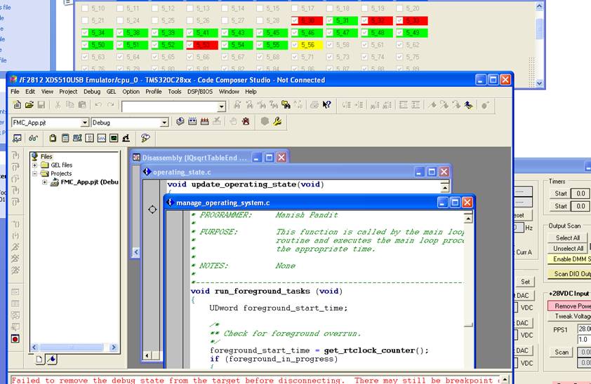 CCS 1.5 scripting issue "Failed to remove the debug state from the target before disconnecting ...