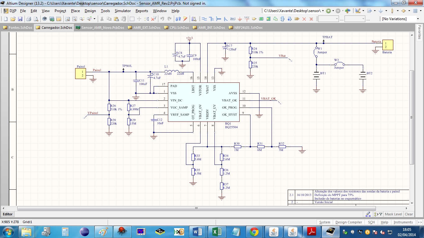 BQ25504 - Transient voltage durring open-circuit voltage (MPPT) - Power management forum - Power ...