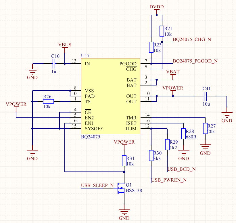 Crashing on BQ24075 Vout depsite stable voltage on Vin - Power management forum - Power ...