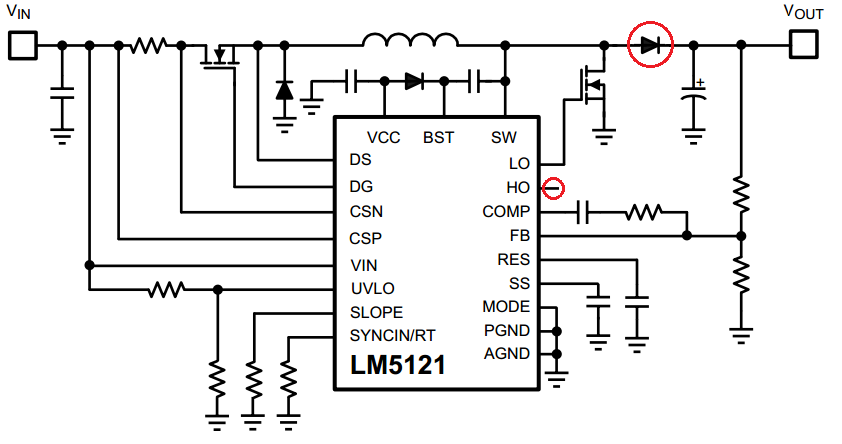lm5121 in asynchronous mode - Power management forum - Power management ...