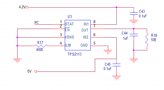 Using TPS2113 as power multiplexer - Power management forum - Power management - TI E2E support ...