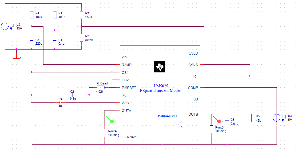 LM5025 PSpice-Model does not work - Simulation, hardware & system design tools forum ...