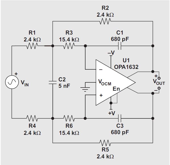 OPA1632: Help with a 2nd pole filter design - Audio forum - Audio - TI ...