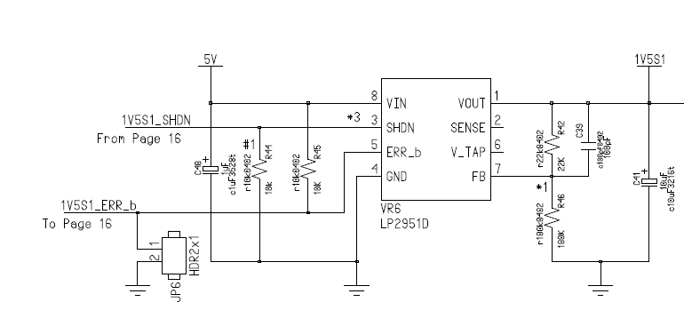 Output voltage of LP2951D is not 0V when shutdown - Power management ...