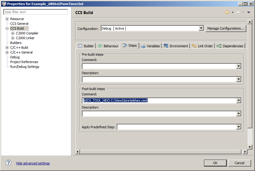 hex2000 says "section XYZ falls in unconfigured memory" - Code Composer ...