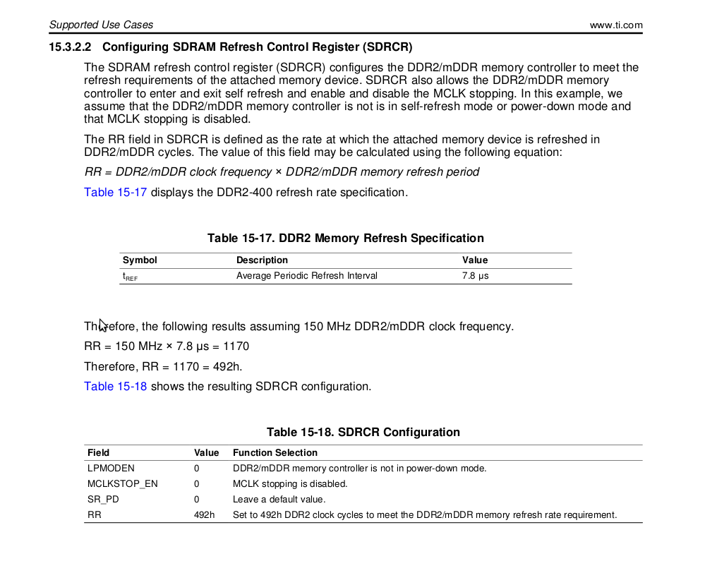 How to find T_RASMAX (AM1808) - Processors forum - Processors - TI E2E support forums