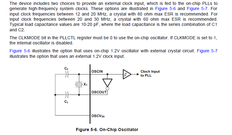 How to calculate the value of crystal load capacitors for AM1808 ...