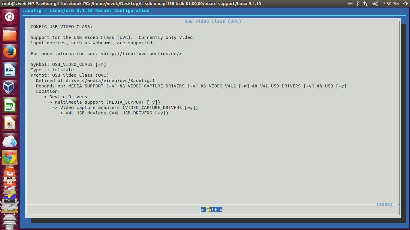USB camera interfacing through linux terminal in OMAPL138LCDK - Processors forum - Processors ...