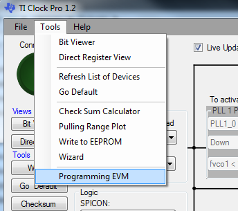 CDCEL9xx Programming EVM installation problem - Clock & timing forum ...