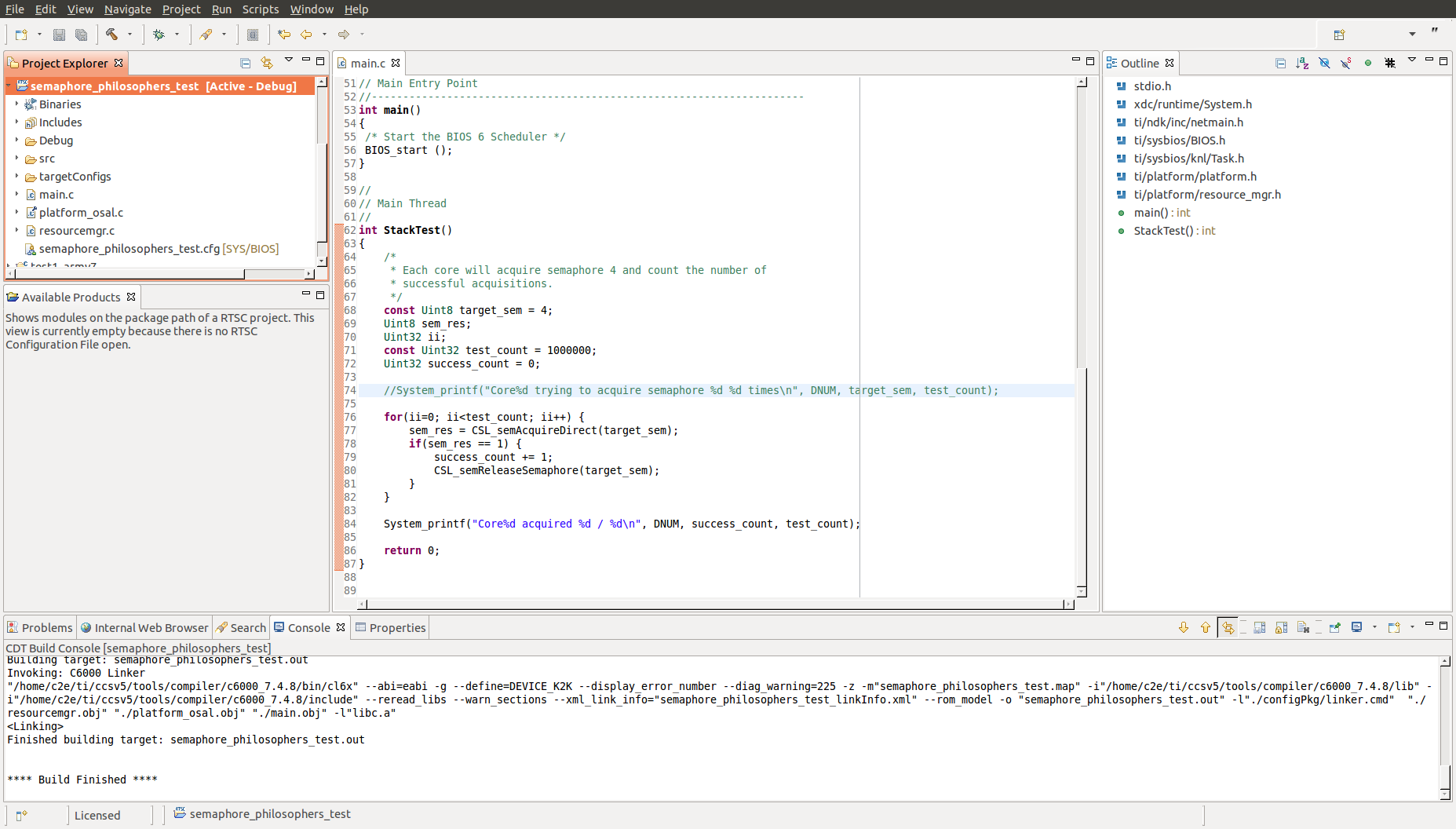 System_printf() incorrect DNUM value - Processors forum - Processors ...