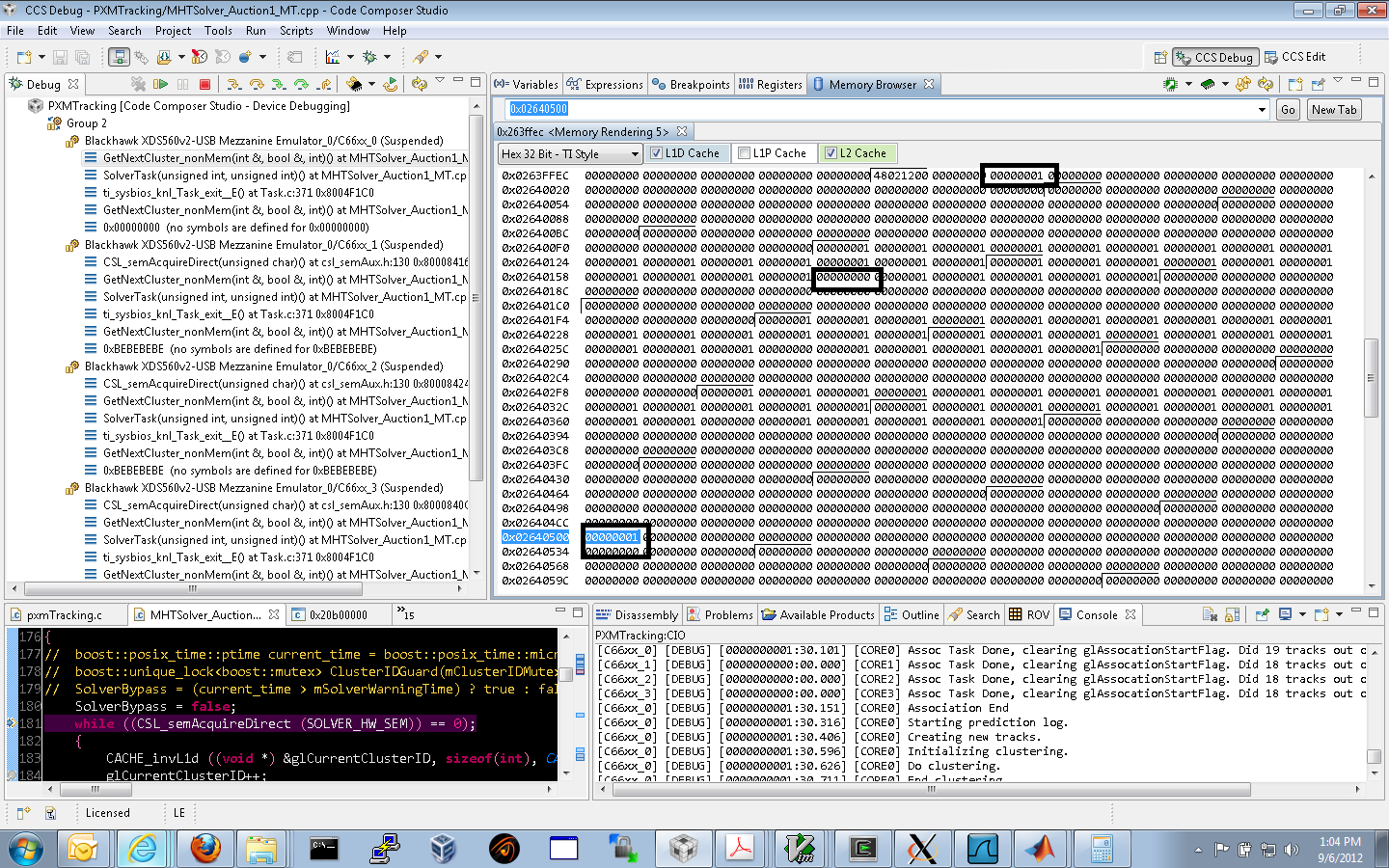 CSL Semaphore2 deadlock in C6678 EVM Multicore application - Processors ...