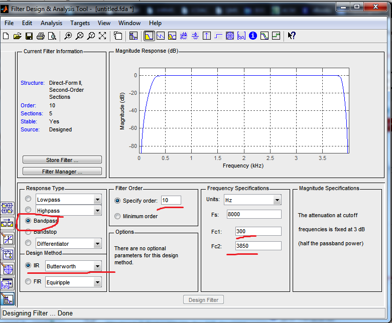 Design of 10th order IIR Biquad Filter on AIC3204 - Audio forum - Audio ...