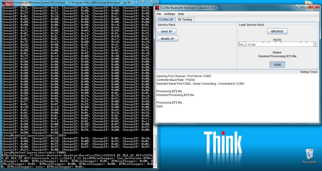 CC256X Bluetooth Hardware Evaluation Tool nothing happens - Bluetooth forum - Bluetooth®︎ - TI ...