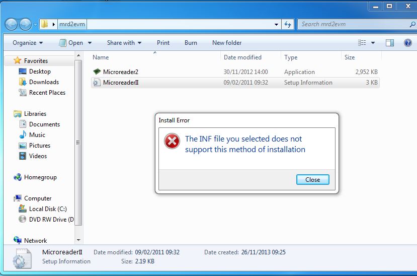mrd2evm driver installation issue - Other wireless technologies forum ...