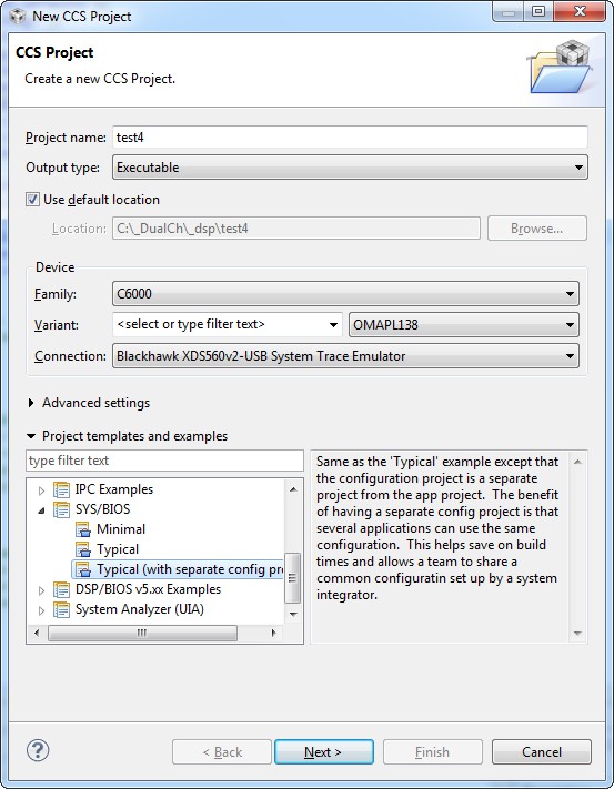 SYS/BIOS template project problem in CCS 5.4 - Code Composer Studio forum - Code Composer Studio ...