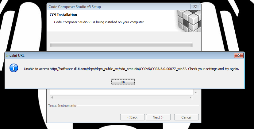 Installation of CCS 5.5 - Code Composer Studio forum - Code Composer Studio™︎ - TI E2E support ...