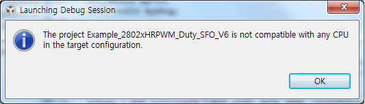 Launching Debug Session Error at CCSv6 - Code Composer Studio forum - Code Composer Studio™︎ ...