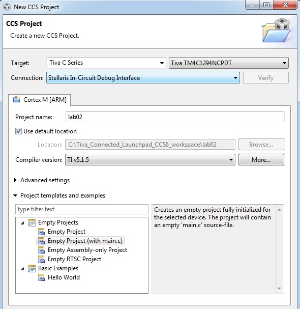 Startup File Generation for TM4C129DNCPDT - Code Composer Studio forum ...