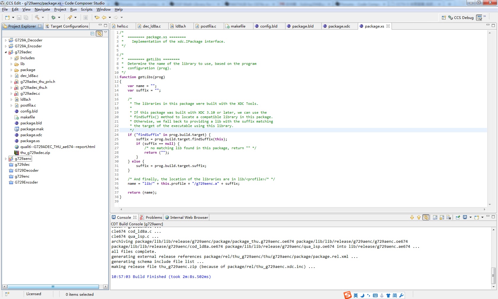 How to link dsplib in xDM project in CCS5.4? - Code Composer Studio forum - Code Composer Studio ...