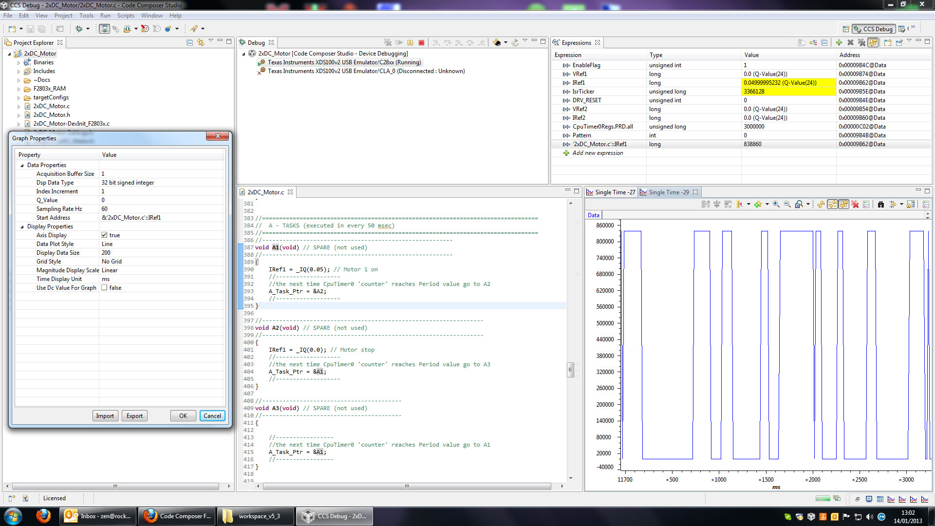 2xDC_Motor state machine timing seems off.. - C2000 microcontrollers ...