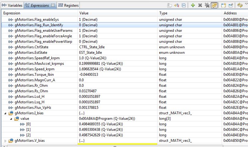 Motor spins nice in lab02c but rough and too much current in lab03a ...