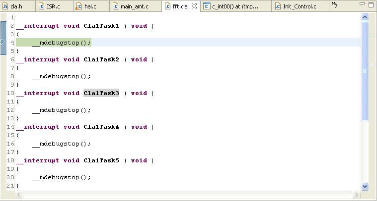 CLA: debug point shifts? - C2000 microcontrollers forum - C2000™︎ microcontrollers - TI E2E ...