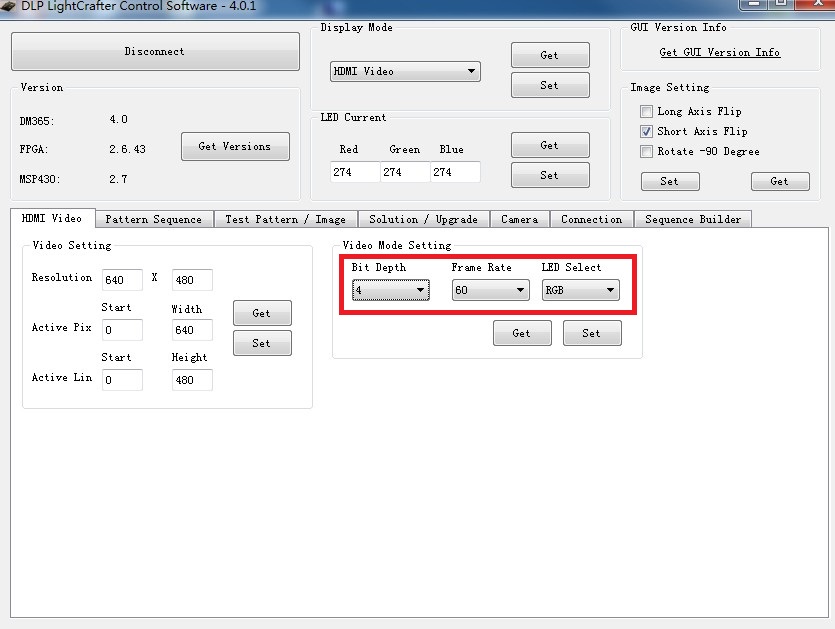 High speed b/w patterns - 4-bit RGB - DLP products forum - DLP®︎ ...