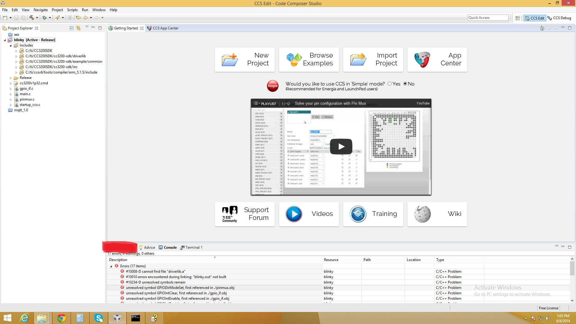 CCS v6 project path change??? - Wi-Fi forum - Wi-Fi - TI E2E support forums