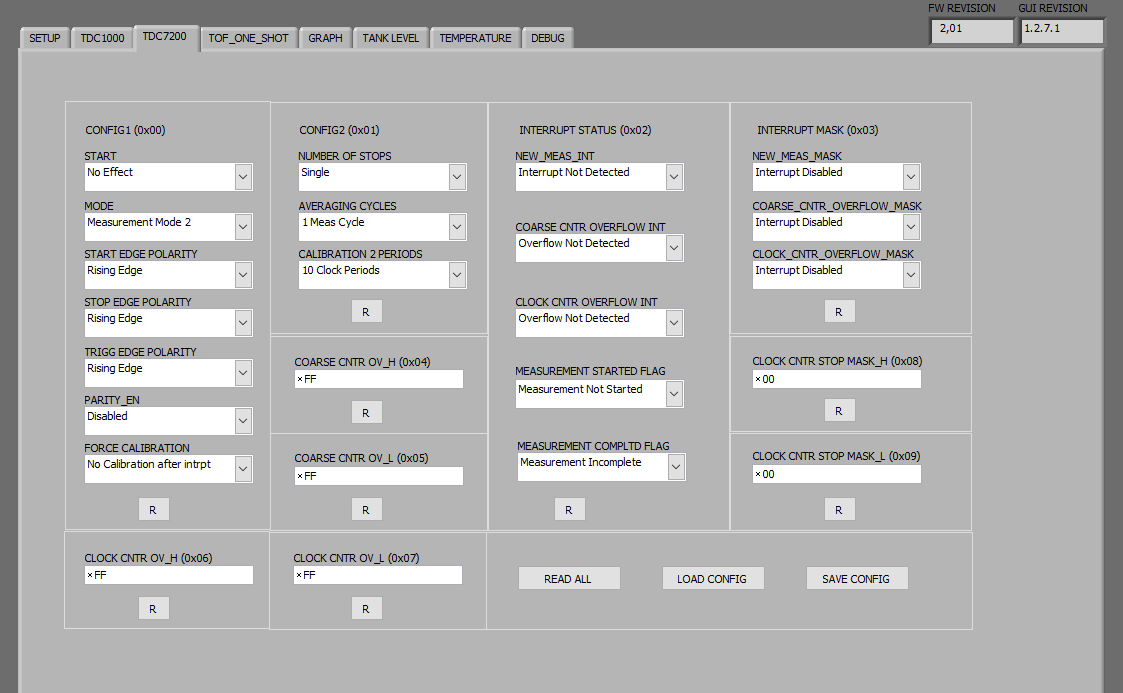 Tdc1000 Gasevm No Start Signal Sensors Forum Sensors Ti E2e Support Forums