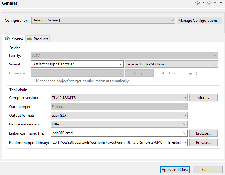 Blink for PGA970 - Sensors forum - Sensors - TI E2E support forums