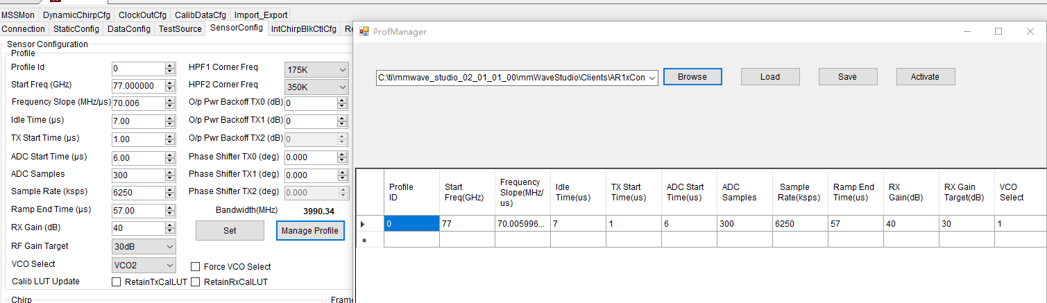 IWR1642BOOST: mmwave studio how to config correct BPM mode? - Sensors forum - Sensors - TI E2E ...