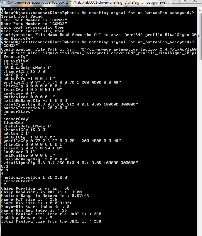 AWR1642BOOST: vital signs demo UI shows nothing with IWR1642 BOOST ...